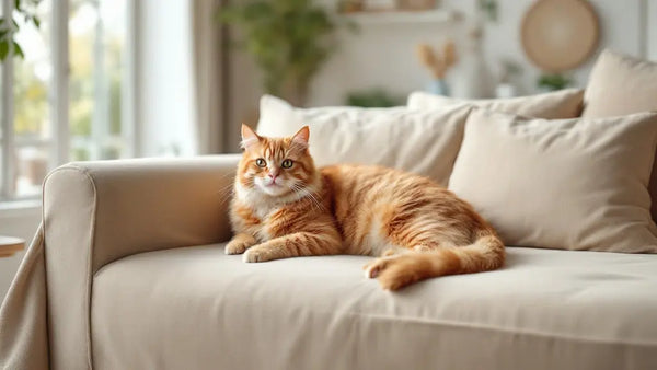 Housse canapé pour chat : protéger vos meubles des griffes